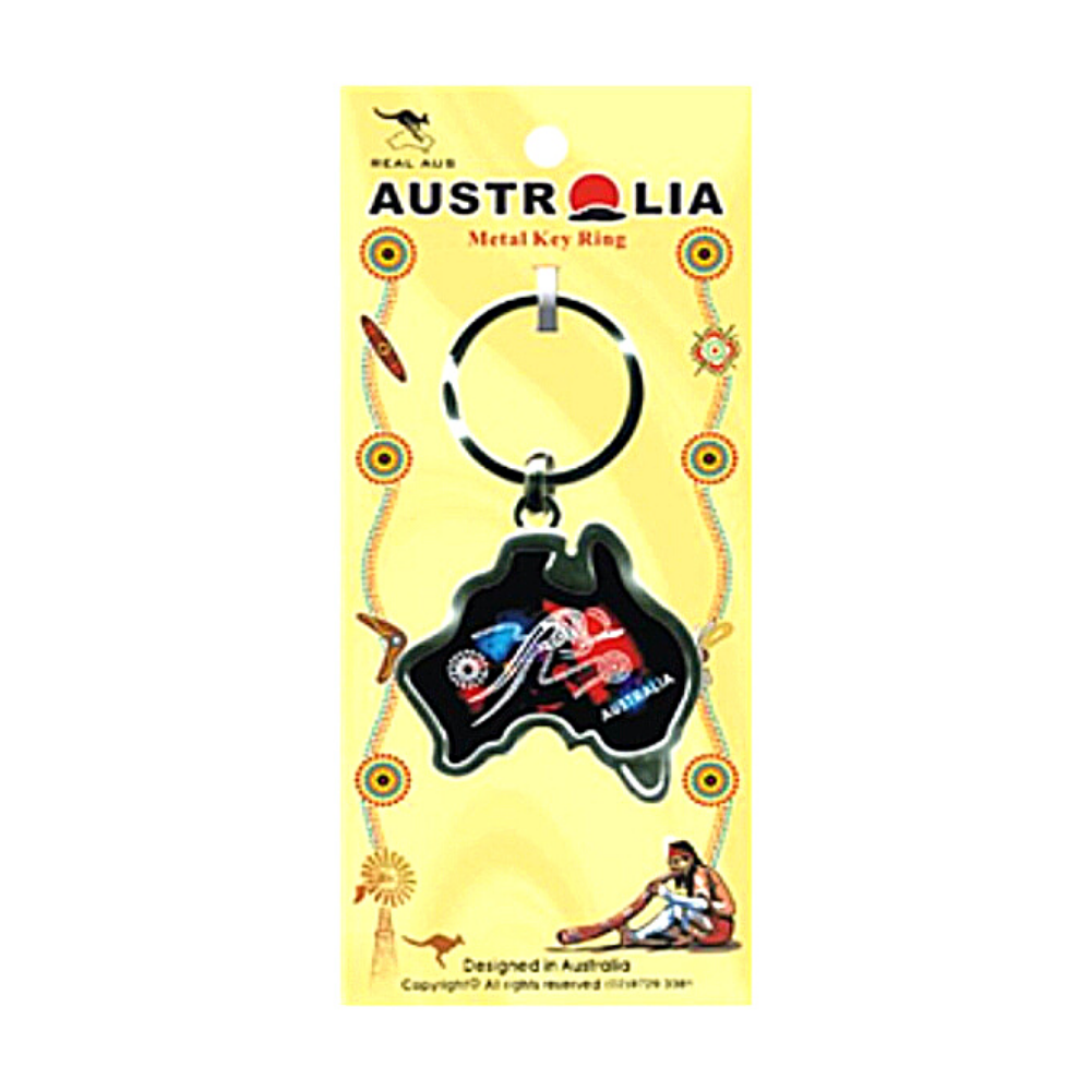 Map Shape Roo Keyring – Oz Australia Souvenirs