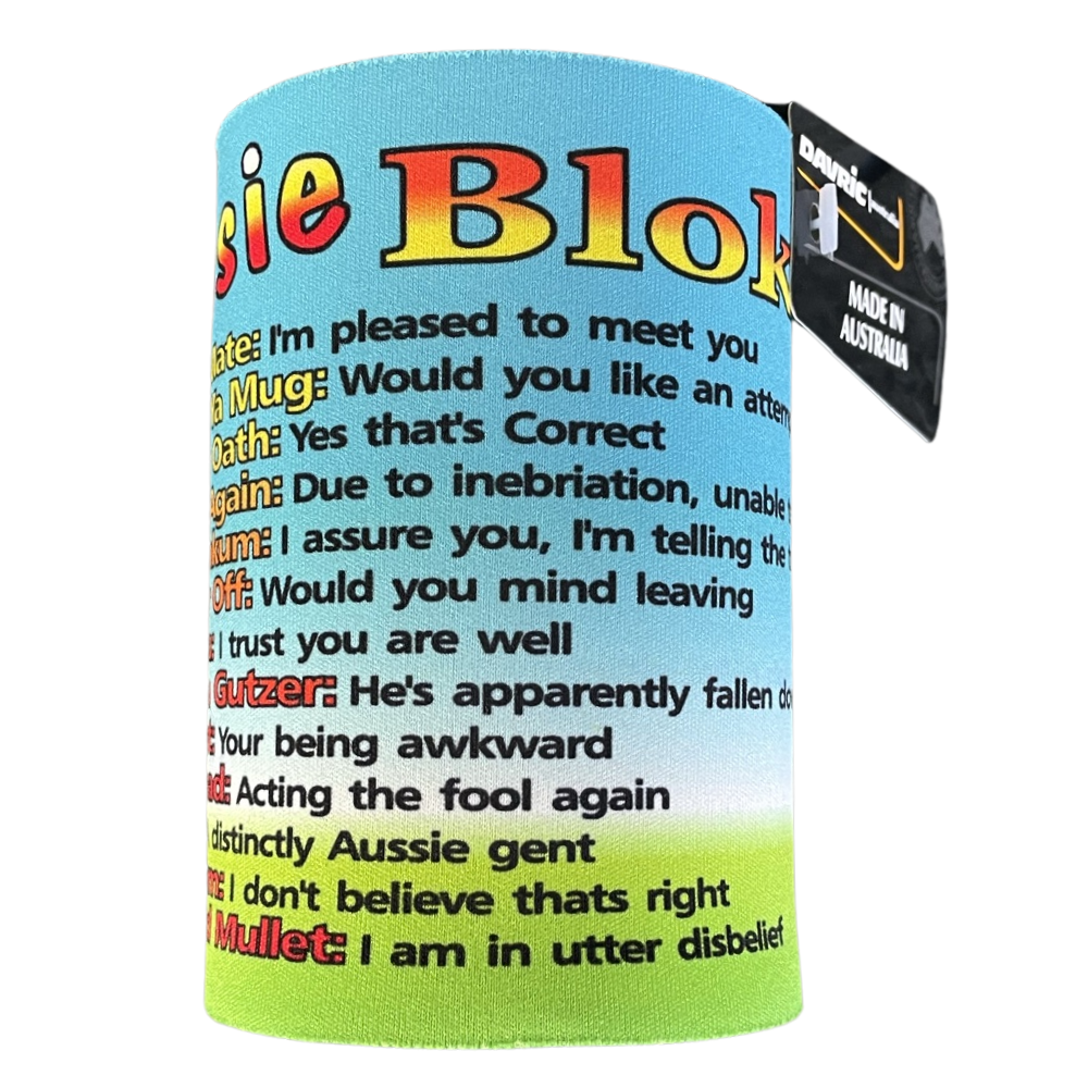 Aussie Bloke Stubby – Oz Australia Souvenirs